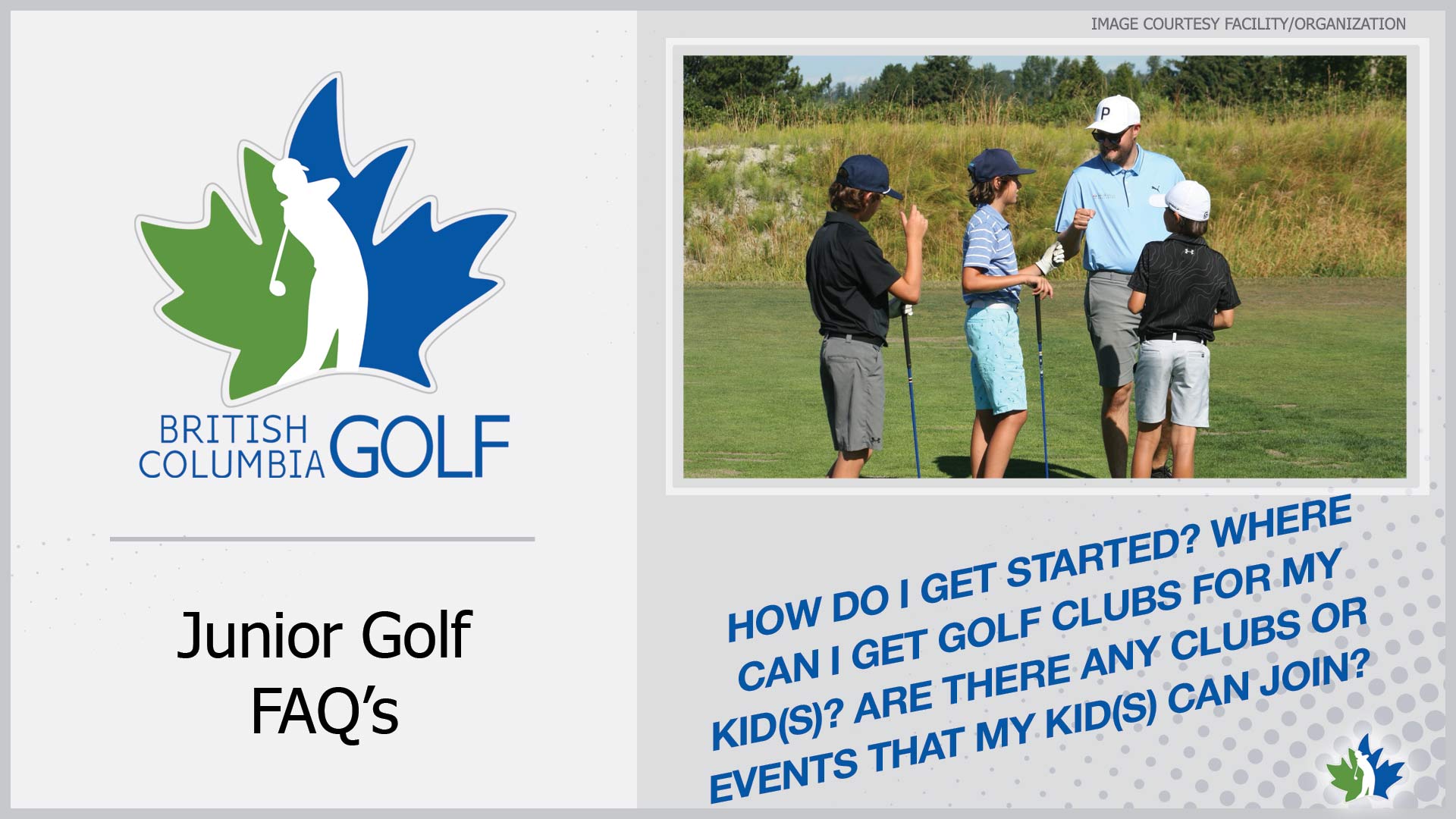 Junior Golf FAQ - British Columbia Golf